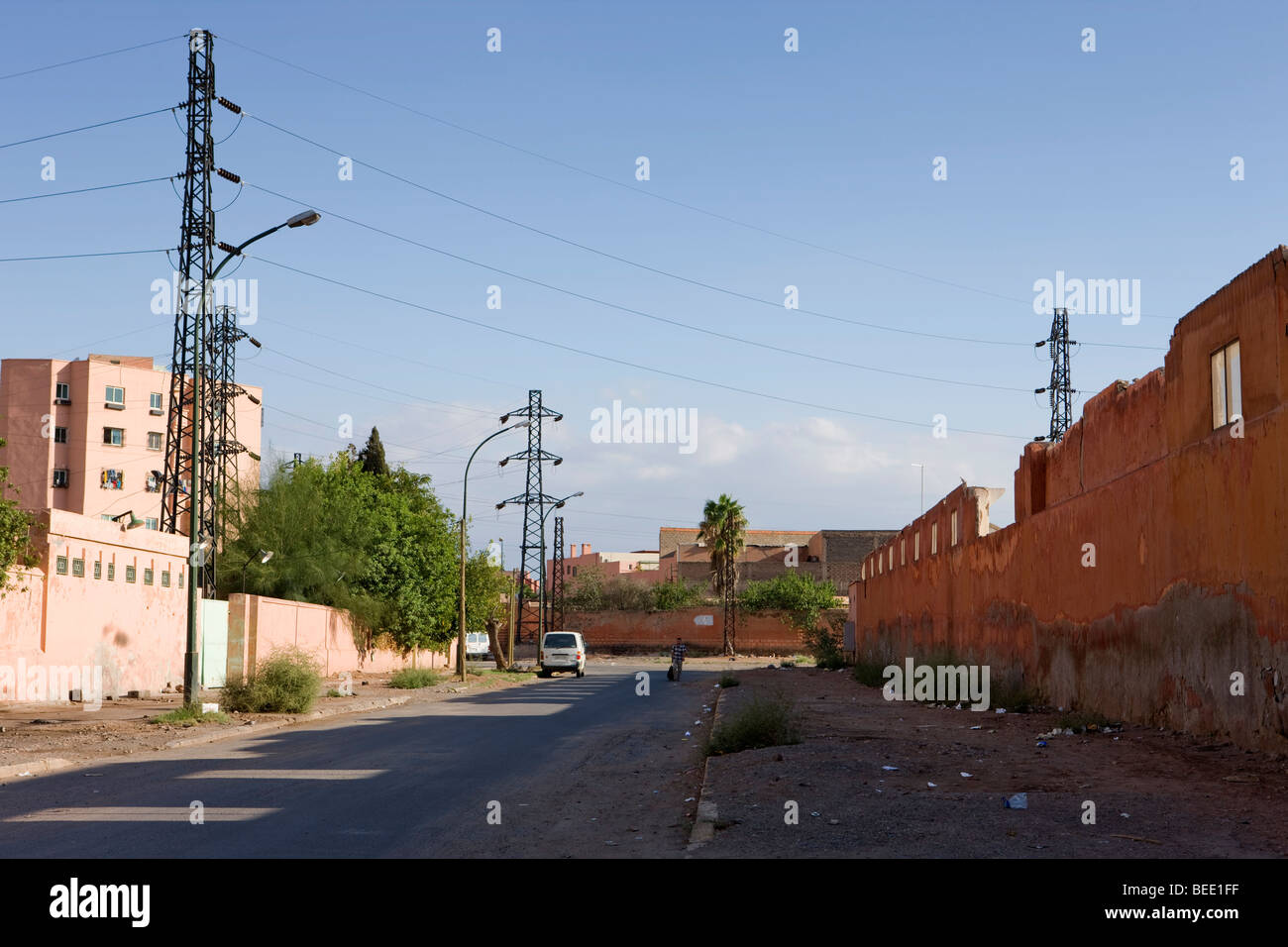 Street in gueliz marrakech morocco Banque de photographies et d’images ...