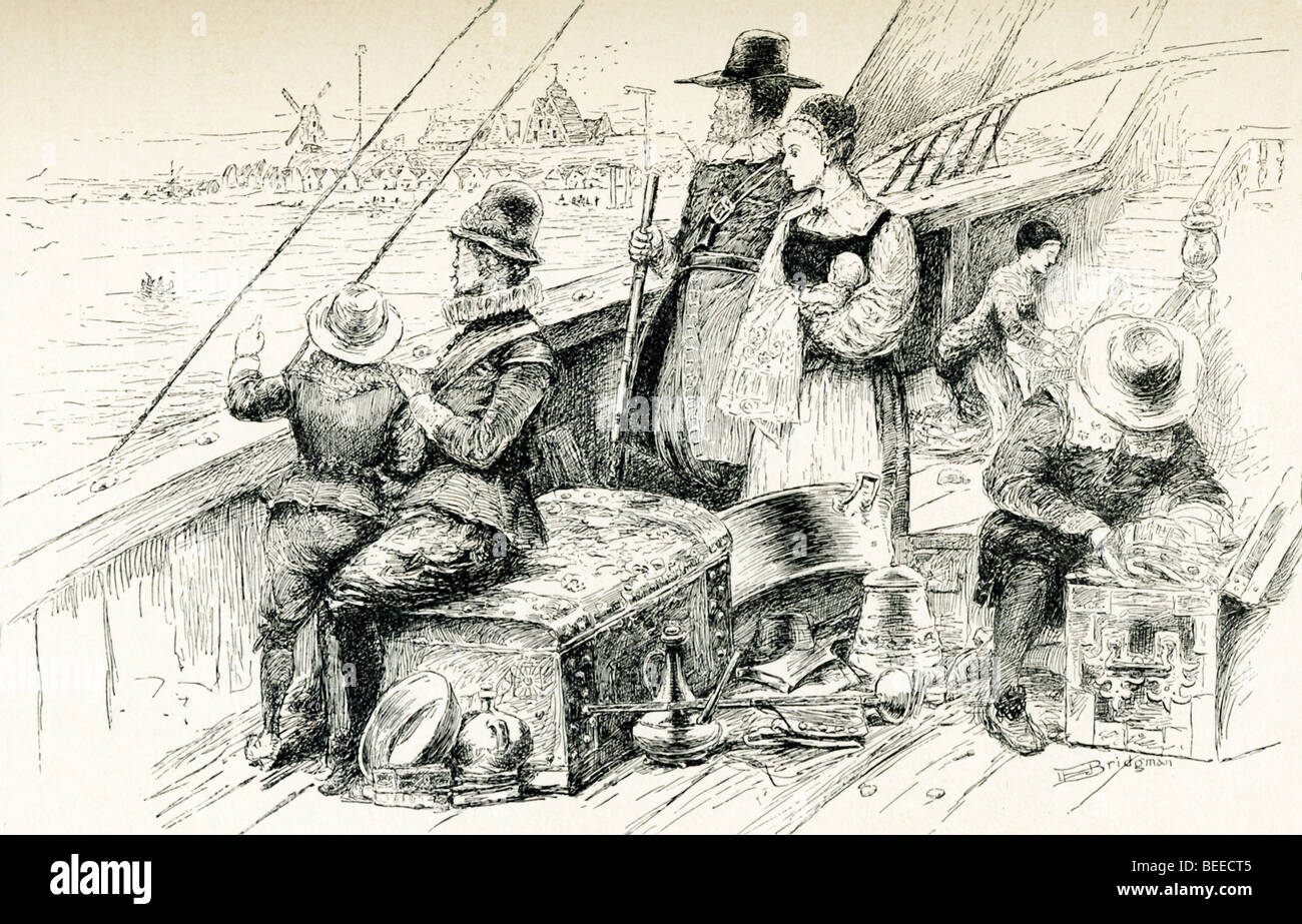 Immigrants dans les années 1600 Banque de photographies et d’images à ...