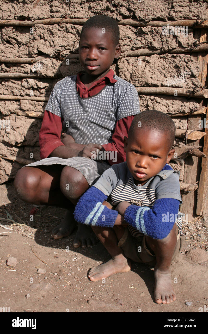 Zulu children in south africa Banque de photographies et d’images à ...
