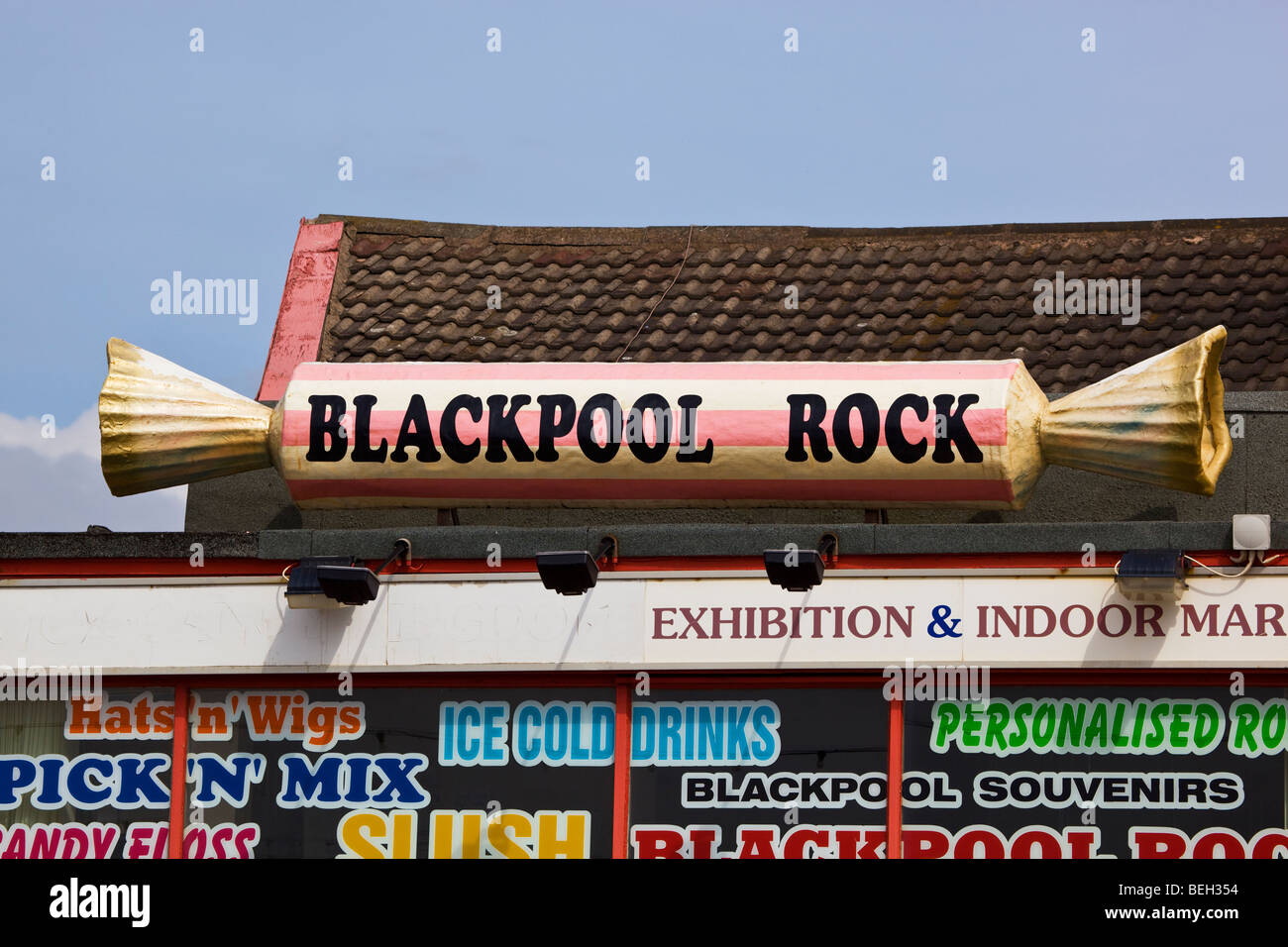 Blackpool rock sweet Banque de photographies et d’images à haute ...