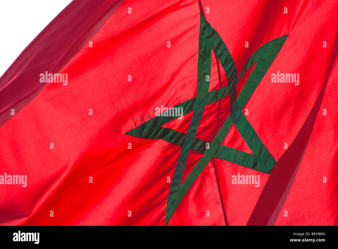 Morroco flag Banque de photographies et d’images à haute résolution - Alamy