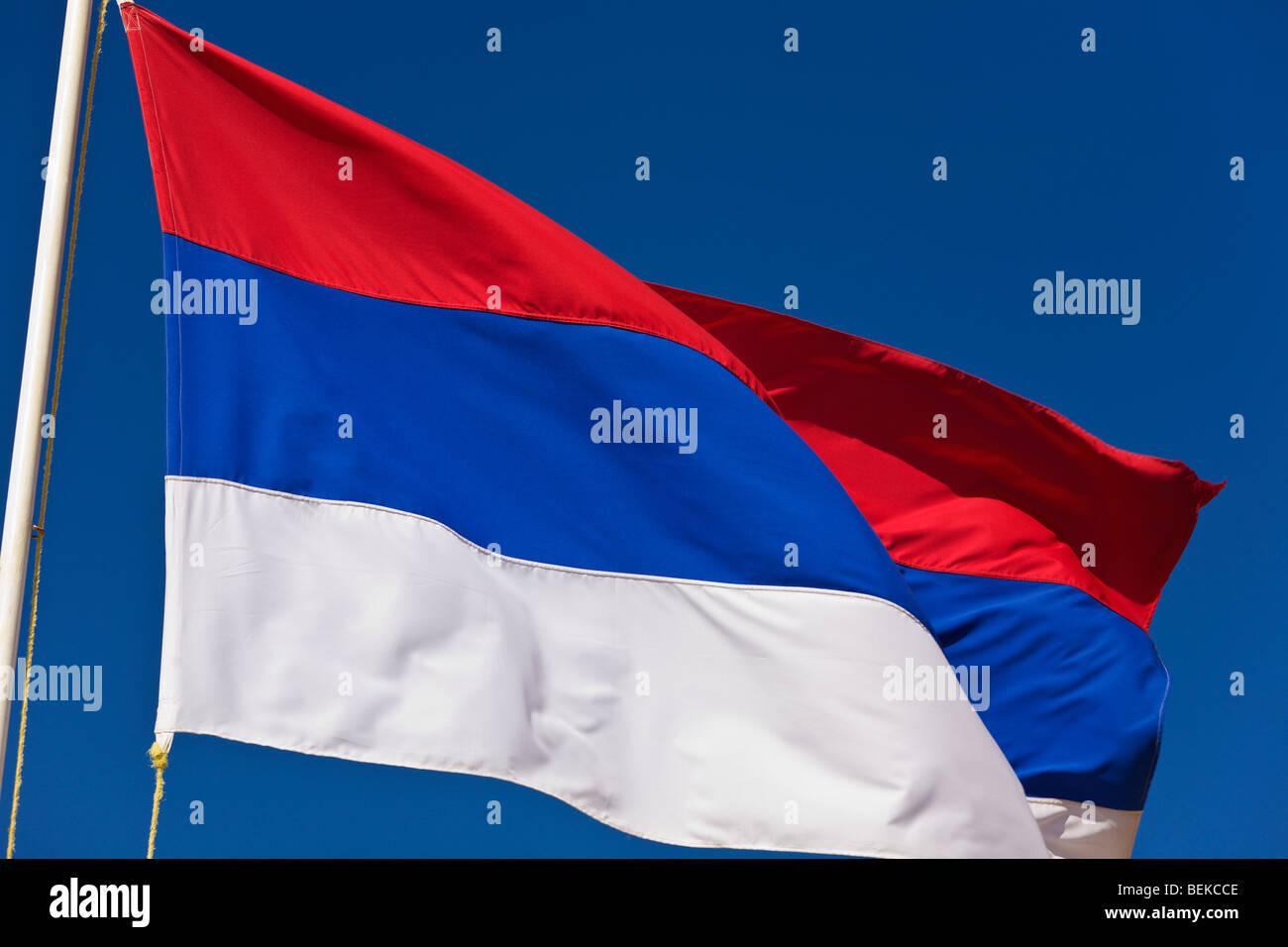 Drapeaux serbes Banque de photographies et d’images à haute résolution ...