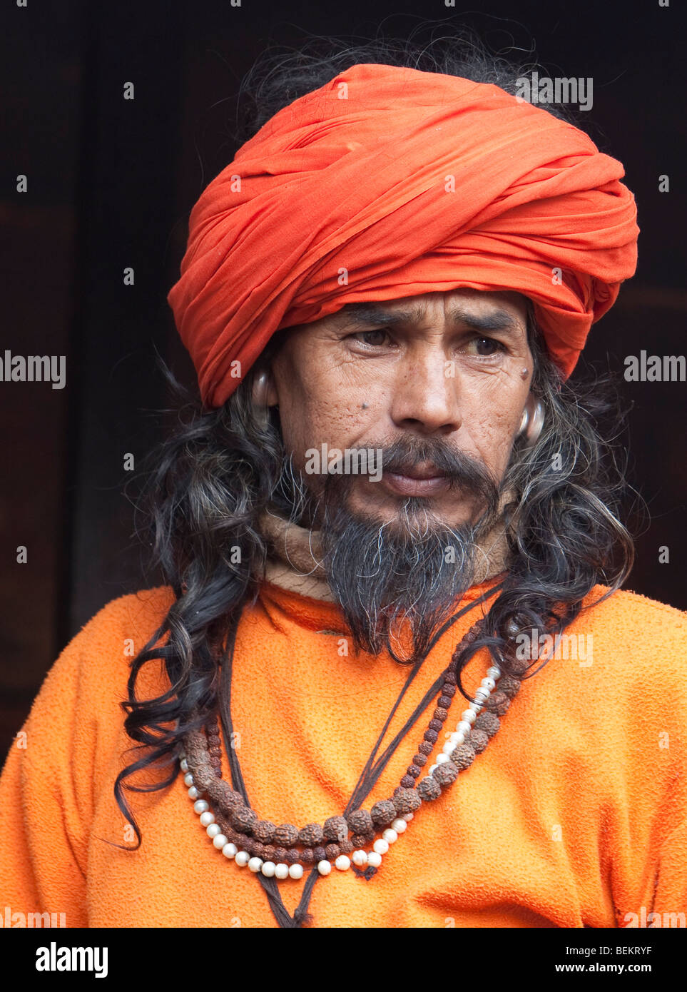Pashupatinath, Népal. Sadhu (saint homme) au plus sacré Temple Hindou ...