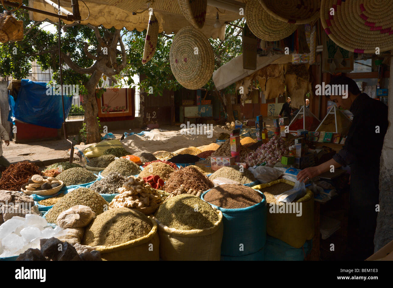 Quartier Habous, Casablanca, Maroc, Afrique Photo Stock - Alamy