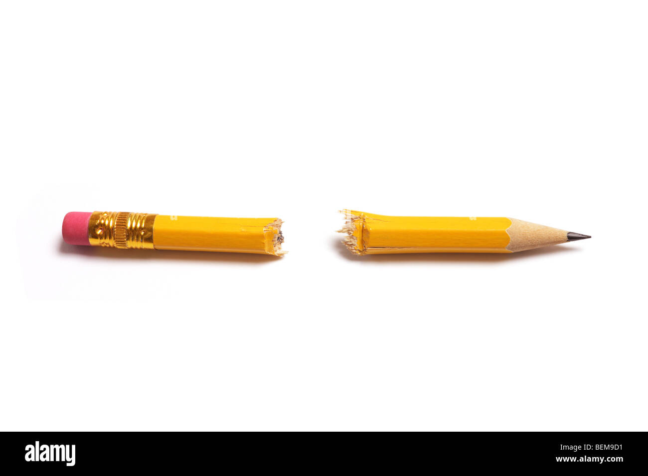 Broken pencil Banque de photographies et d’images à haute résolution ...