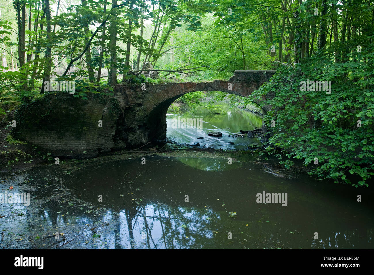 Vieux pont sur le ruisseau Banque de photographies et d’images à haute ...