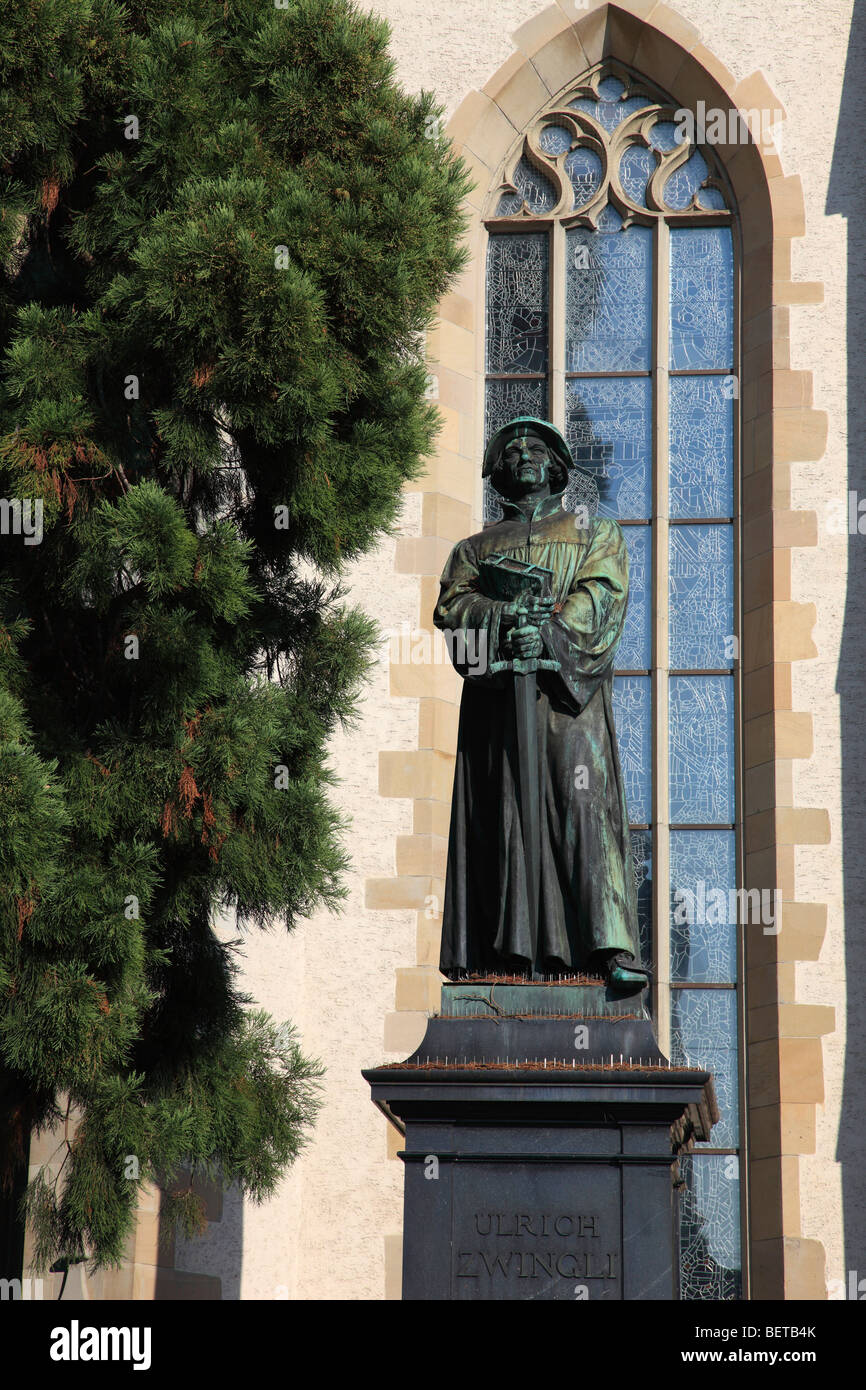 Monument statue zwingli Banque de photographies et d’images à haute ...