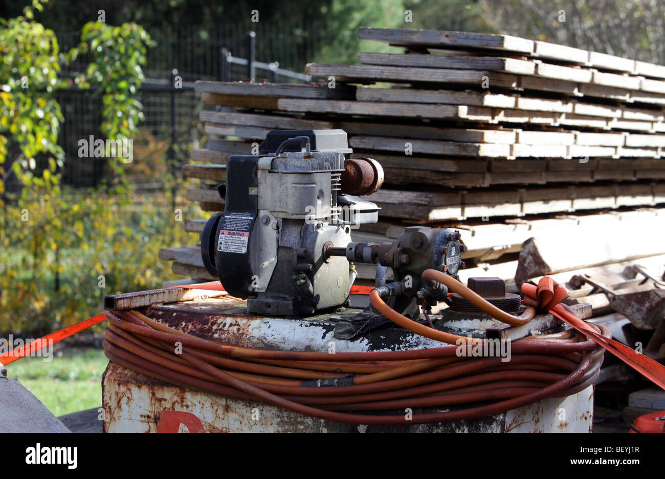 Moteur à essence vintage Banque de photographies et d’images à haute ...