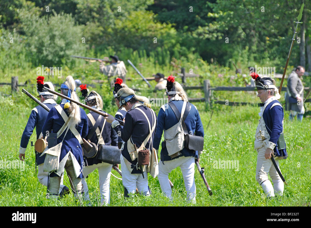 Patriotes américains costumés - Guerre de la Révolution américaine ...