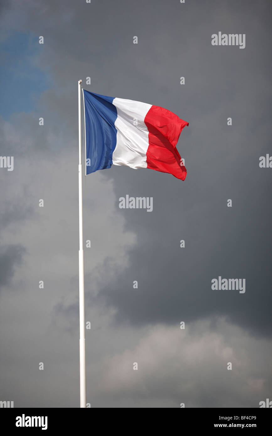 Le drapeau national tricolore de la France Photo Stock - Alamy
