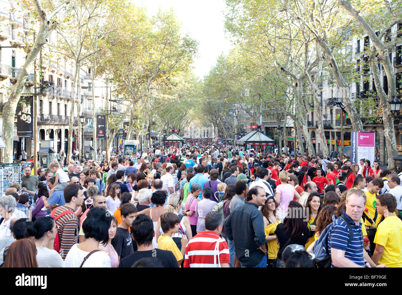 Ramblas avenue Banque de photographies et d’images à haute résolution - Alamy