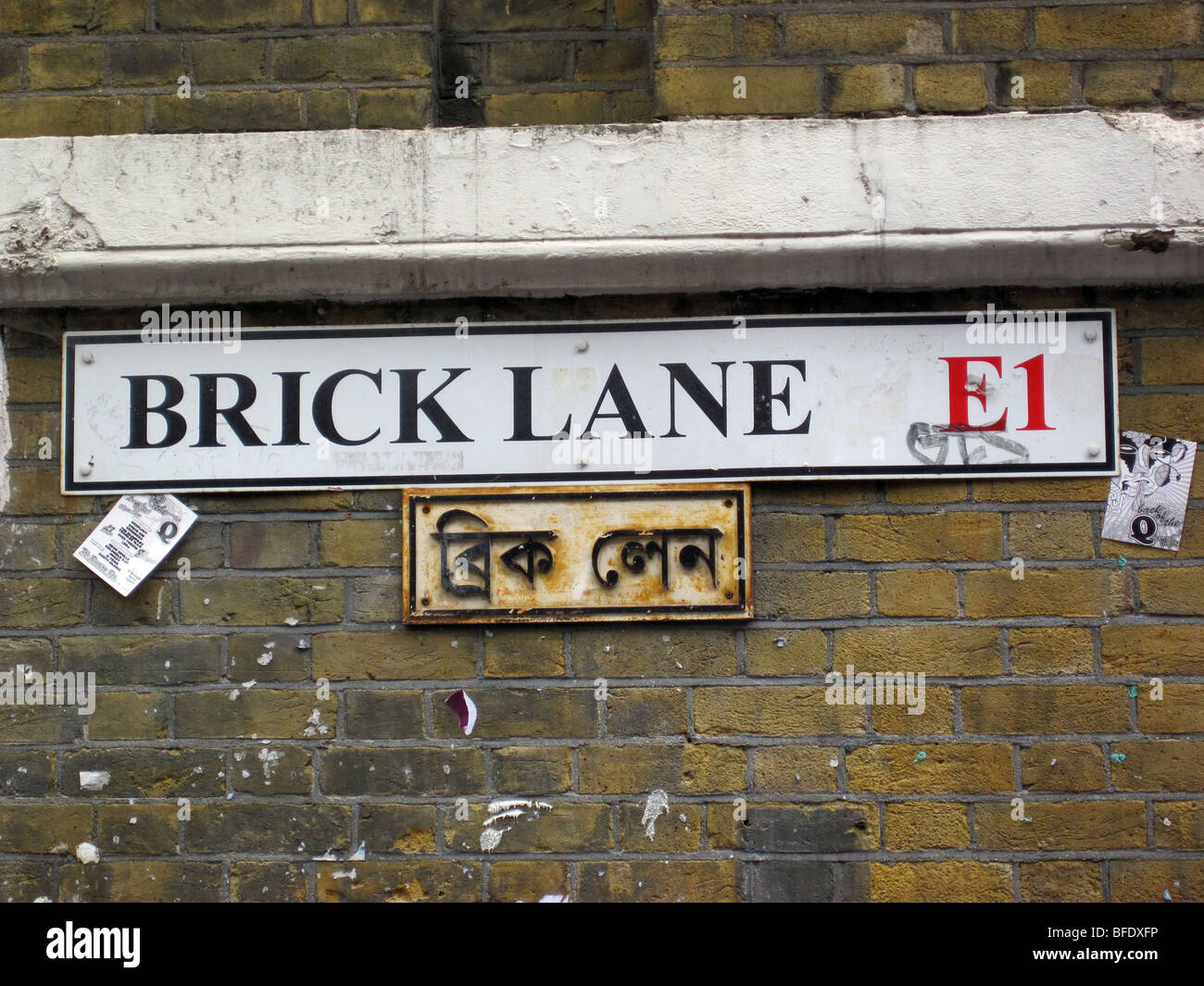 Brick lane signs Banque de photographies et d’images à haute résolution ...