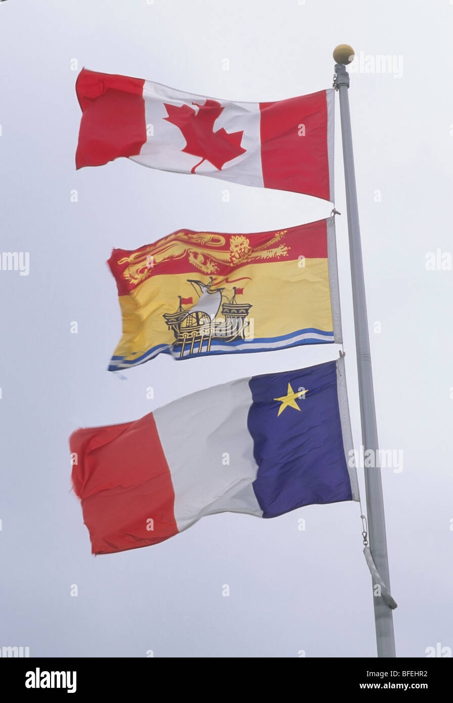 Drapeau du nouveau brunswick Banque de photographies et d’images à ...