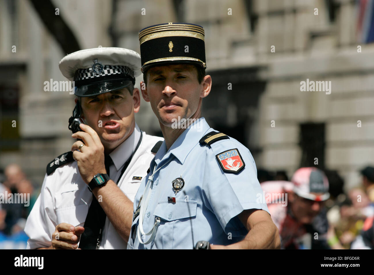 French police france gendarme Banque de photographies et d’images à ...
