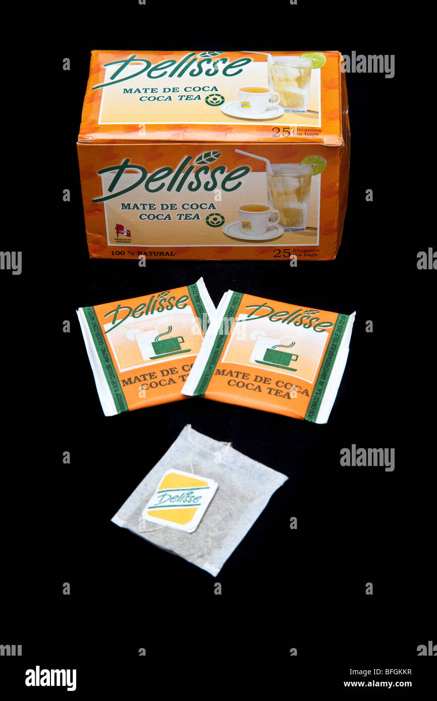 Delisse Mate de coca, un thé de fines herbes traditionnelle péruvienne ...