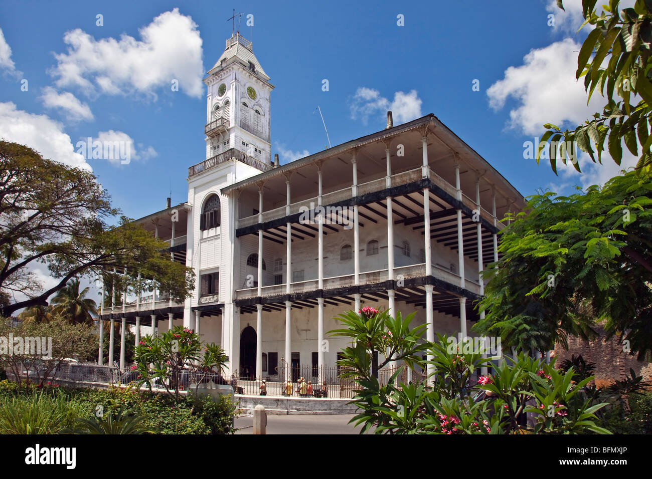 La Tanzanie, Zanzibar, Stone Town. Beit al-ajaib ou House of Wonders ...
