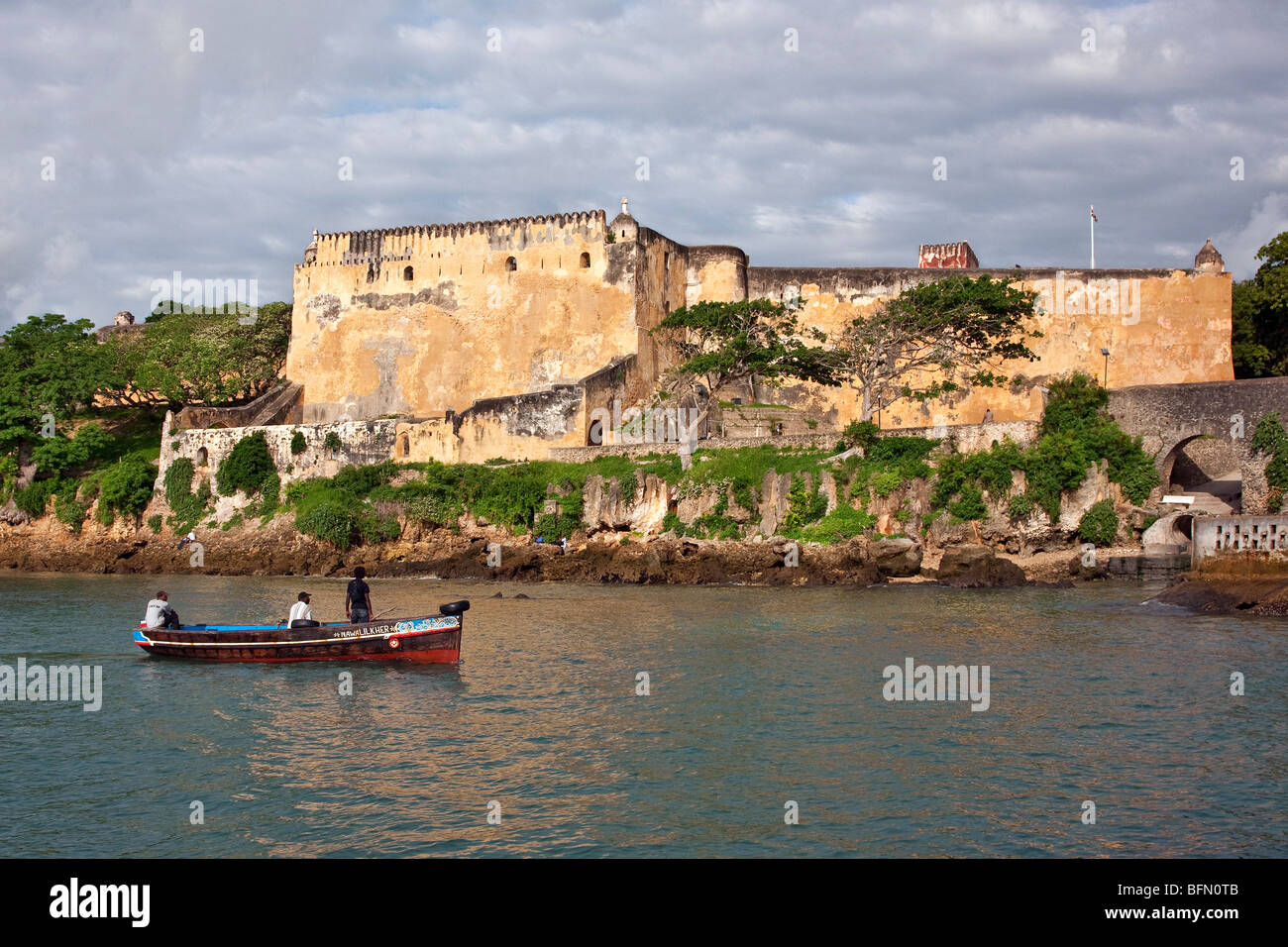 Kenya, Mombasa. Site historique de Fort Jésus, construit par les ...
