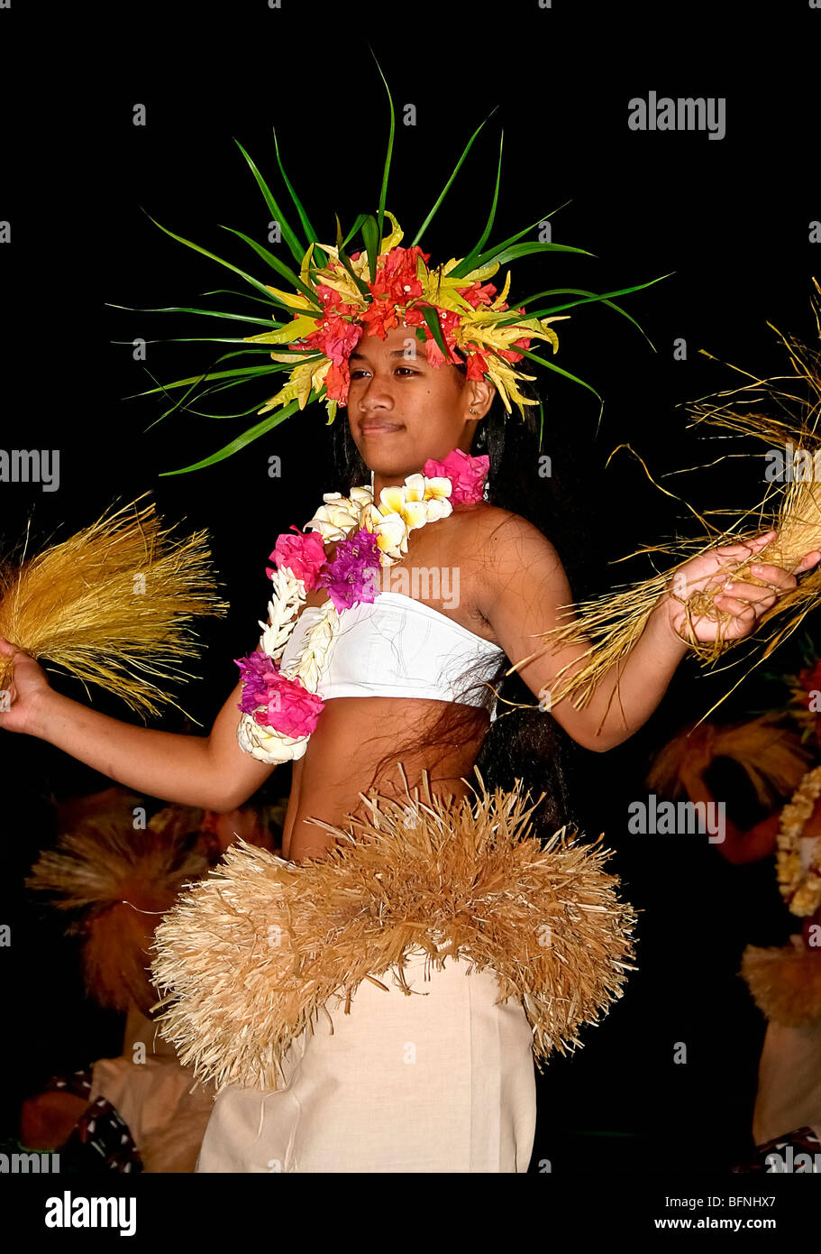 Traditional Tahitian Costume Banque De Photographies Et Dimages à