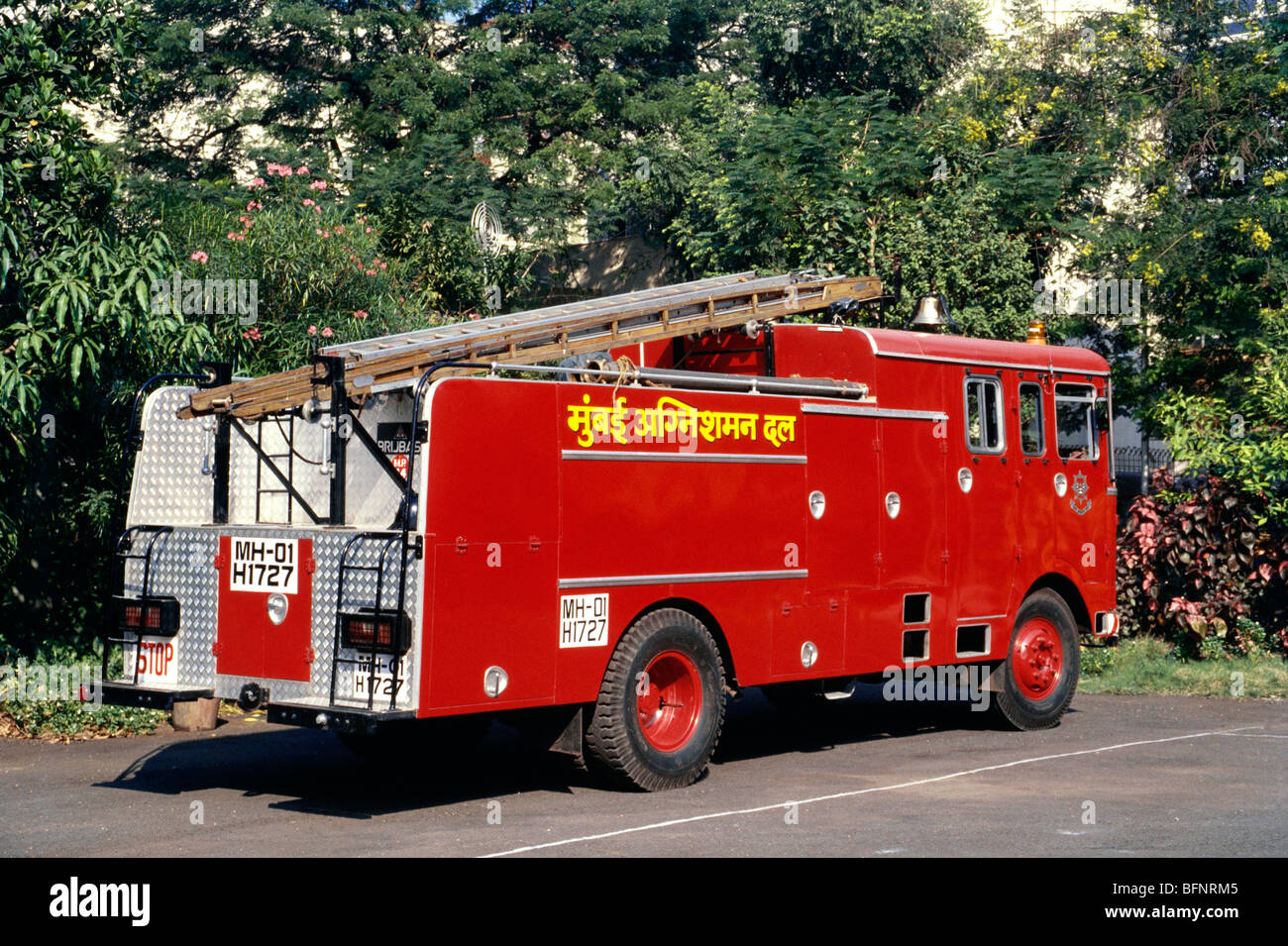 Moteur incendie ; camion incendie ; pompiers ; bombay ; Mumbai ...