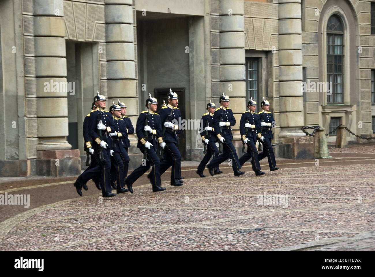 Relève de la garde au Palais Royal, Stockholms Slott Stockholm, Gamla ...