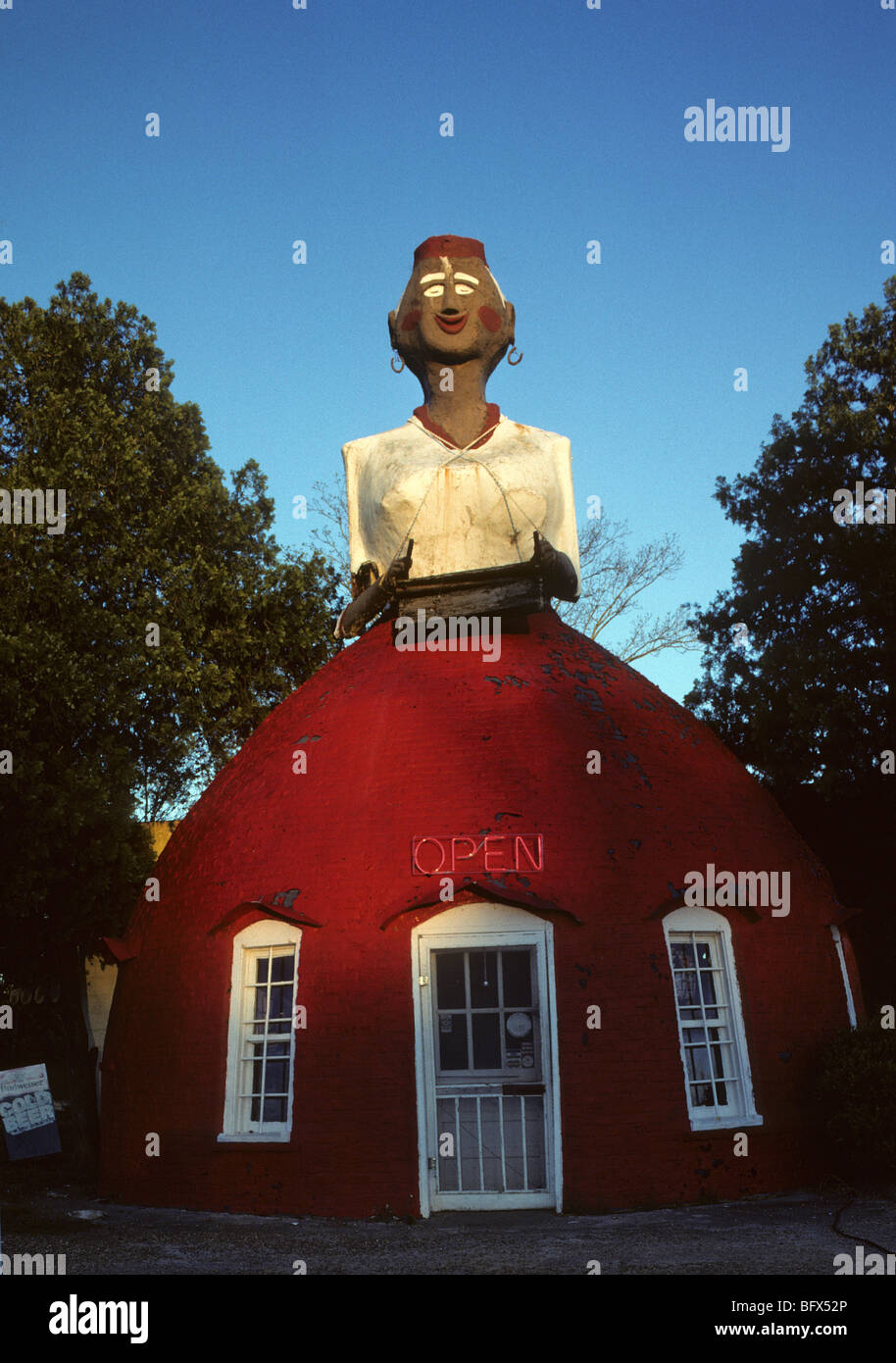 Mammys placard restaurant en bordure de route natchez Banque de ...