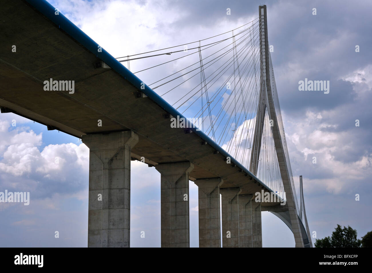 Pont de Normandie / Pont de Normandie, à haubans pont routier sur la ...