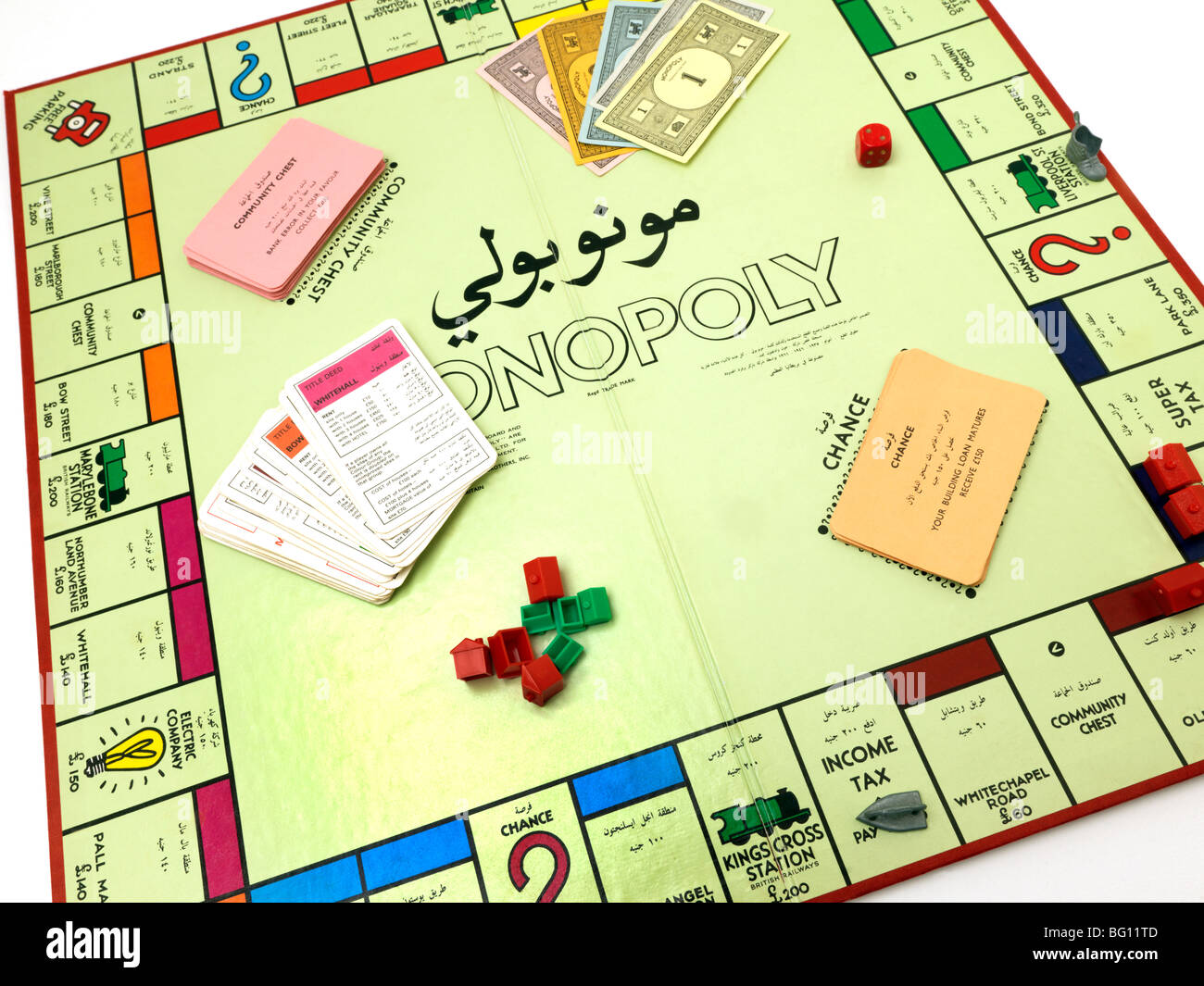 L'arabe jeu Monopoly Photo Stock - Alamy