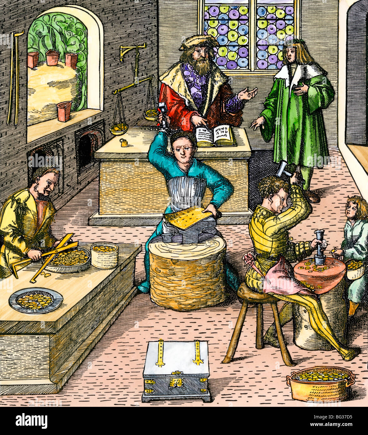 Medieval craftsman Banque de photographies et d’images à haute ...