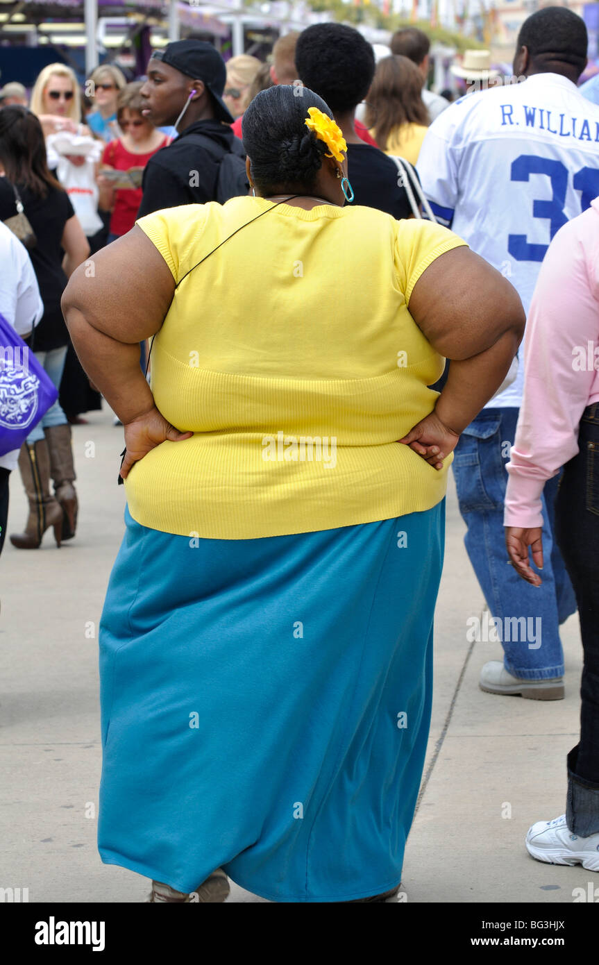 Obese Fat Woman Black Banque De Photographies Et Dimages à Haute