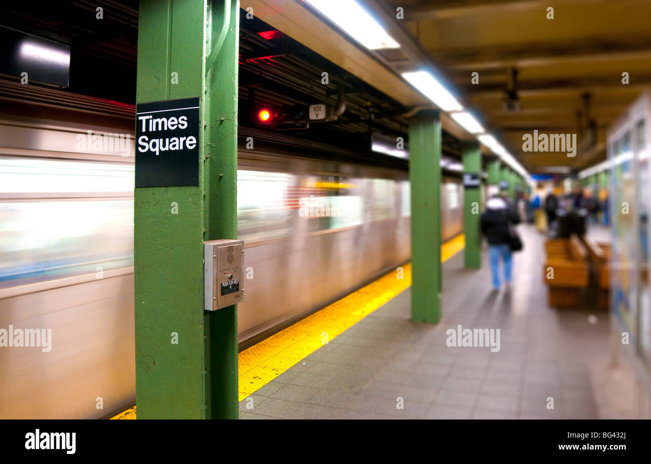 Times square subway station Banque de photographies et d’images à haute ...