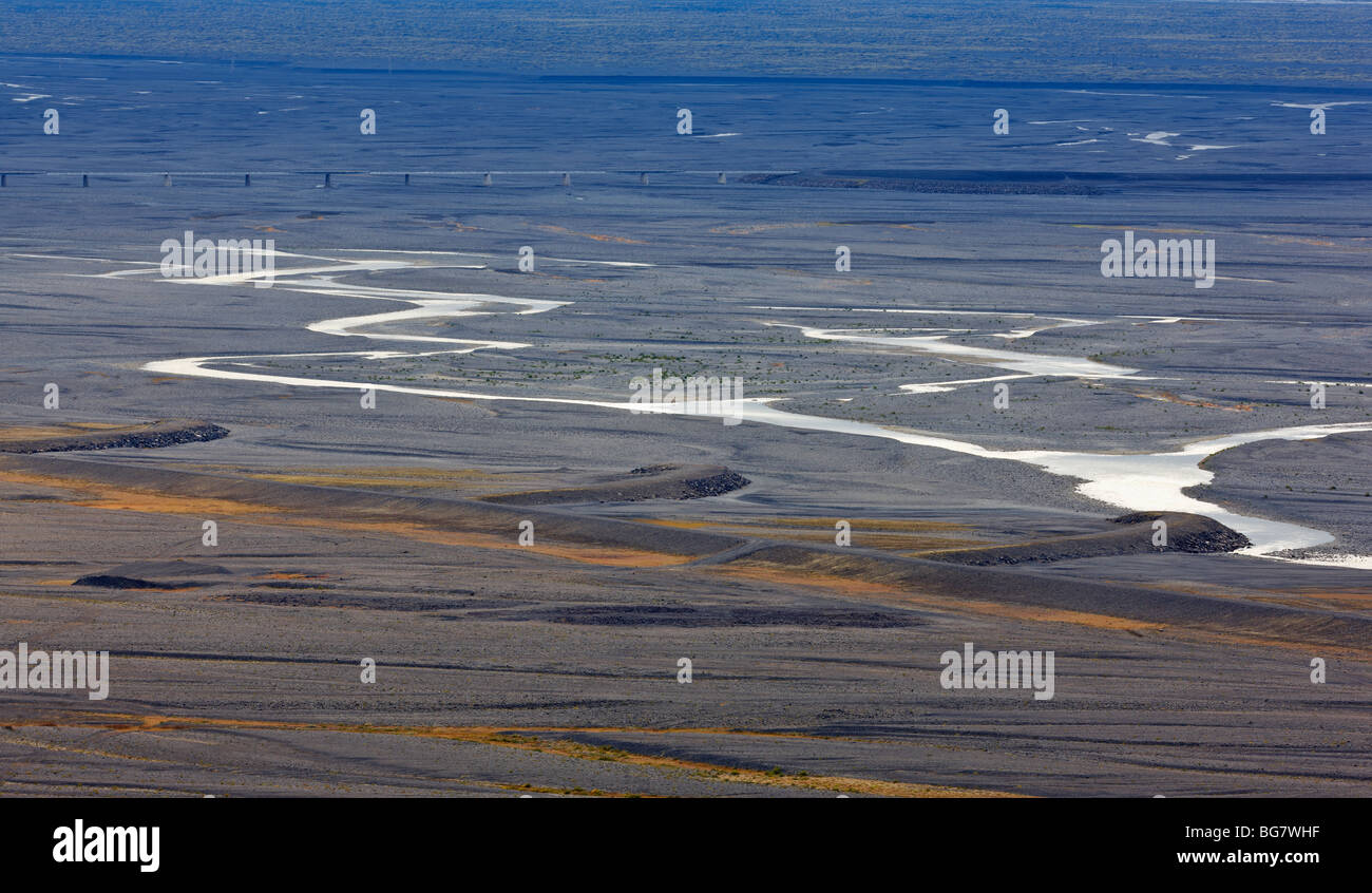 Plaine inondable glaciaire Banque de photographies et d’images à haute ...