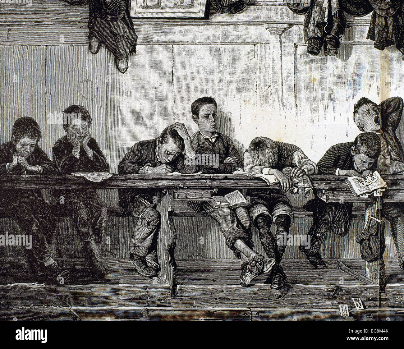 Child punishment 19th Banque de photographies et d’images à haute ...