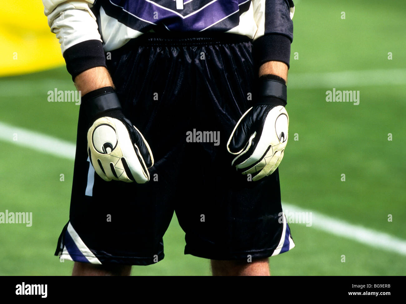 Football goal keeper Banque de photographies et d’images à haute ...