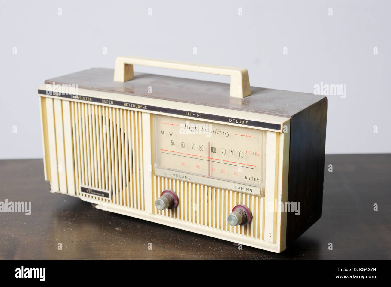 Radio transistor 1960s Banque de photographies et d’images à haute ...