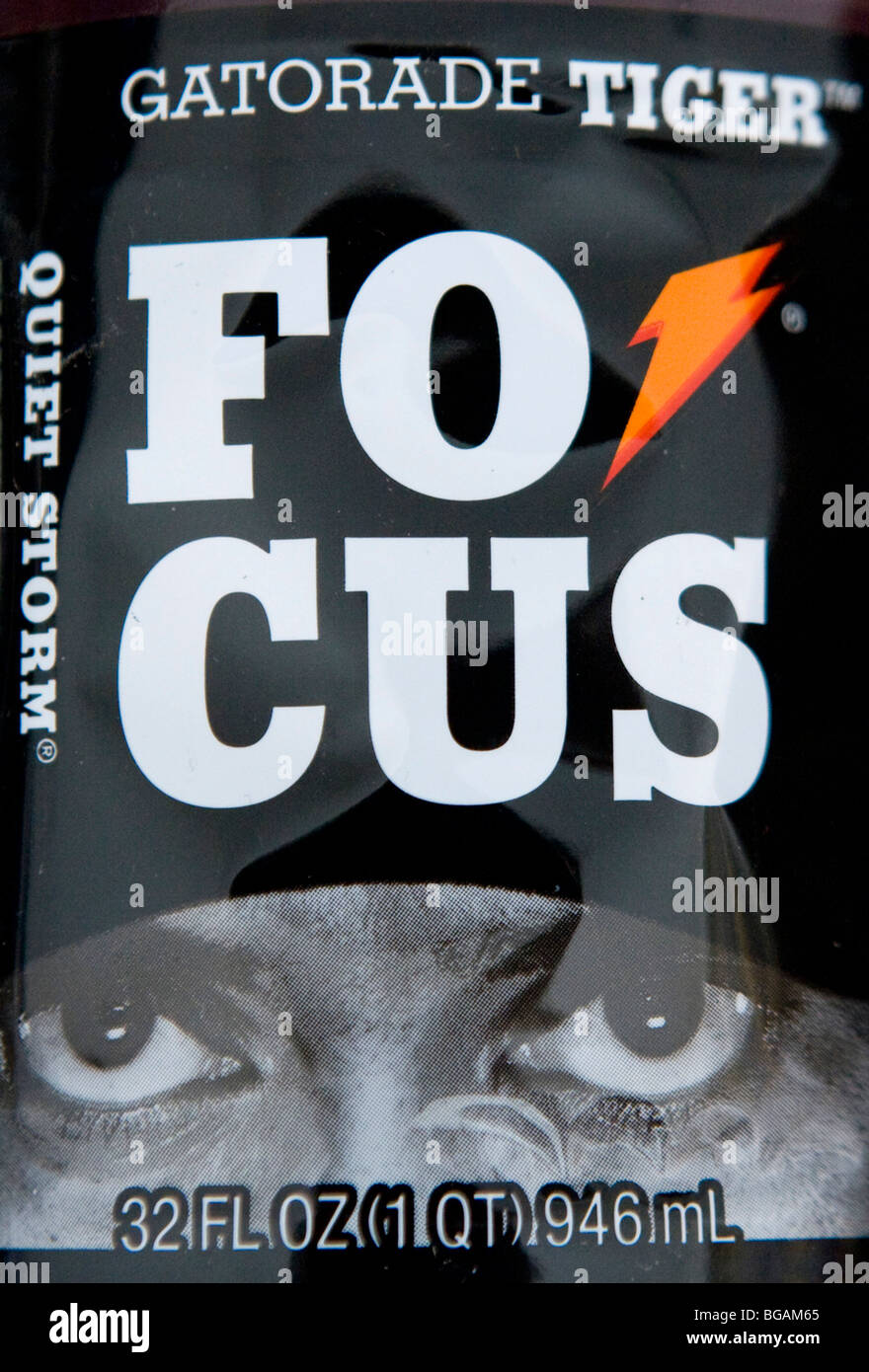 Les bouteilles de Gatorade Tiger Woods désormais plus boire Photo Stock ...