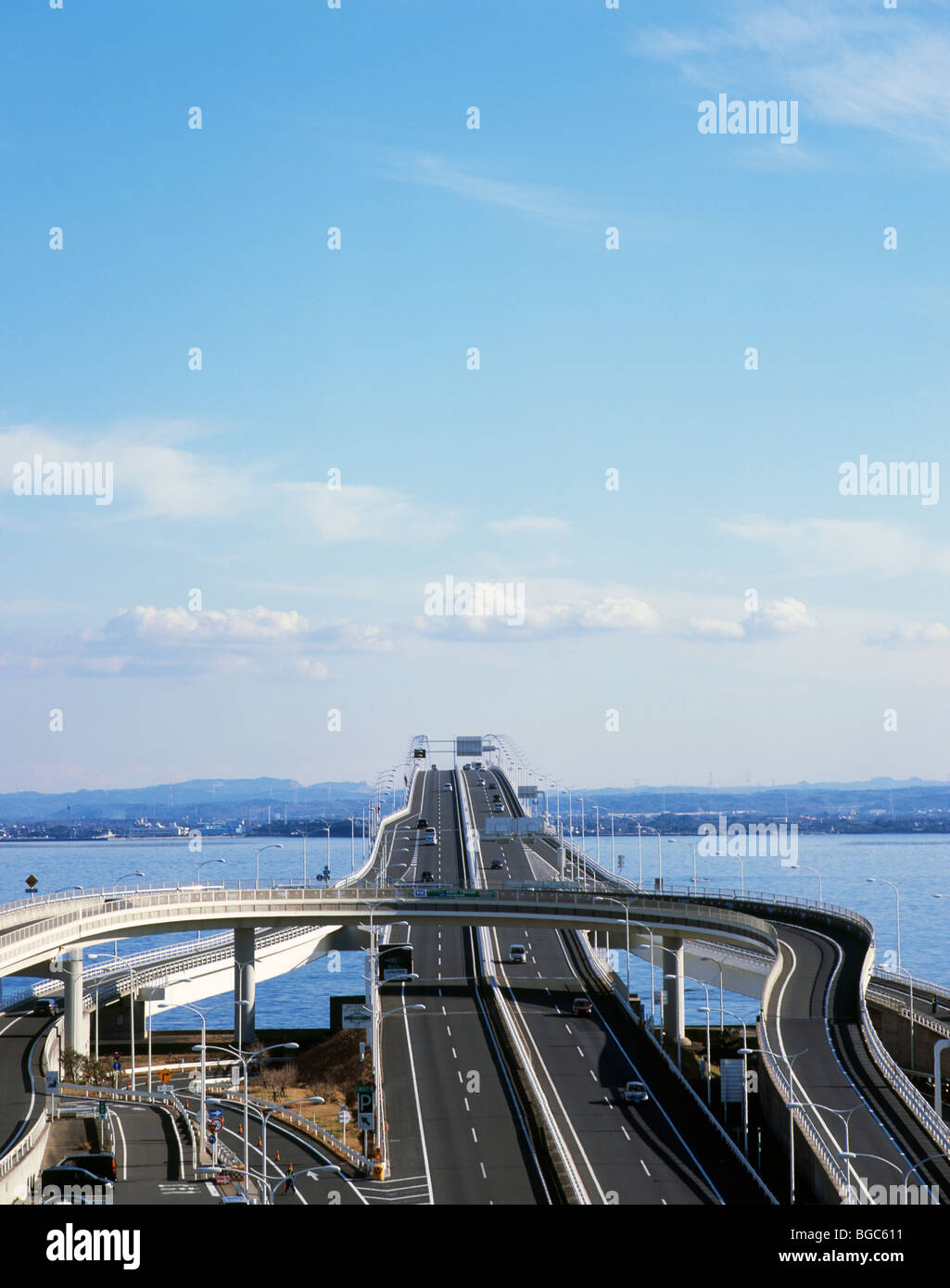 Tokyo Aqua Line Expressway, Wan, Kisarazu Chiba, Japon Photo Stock - Alamy