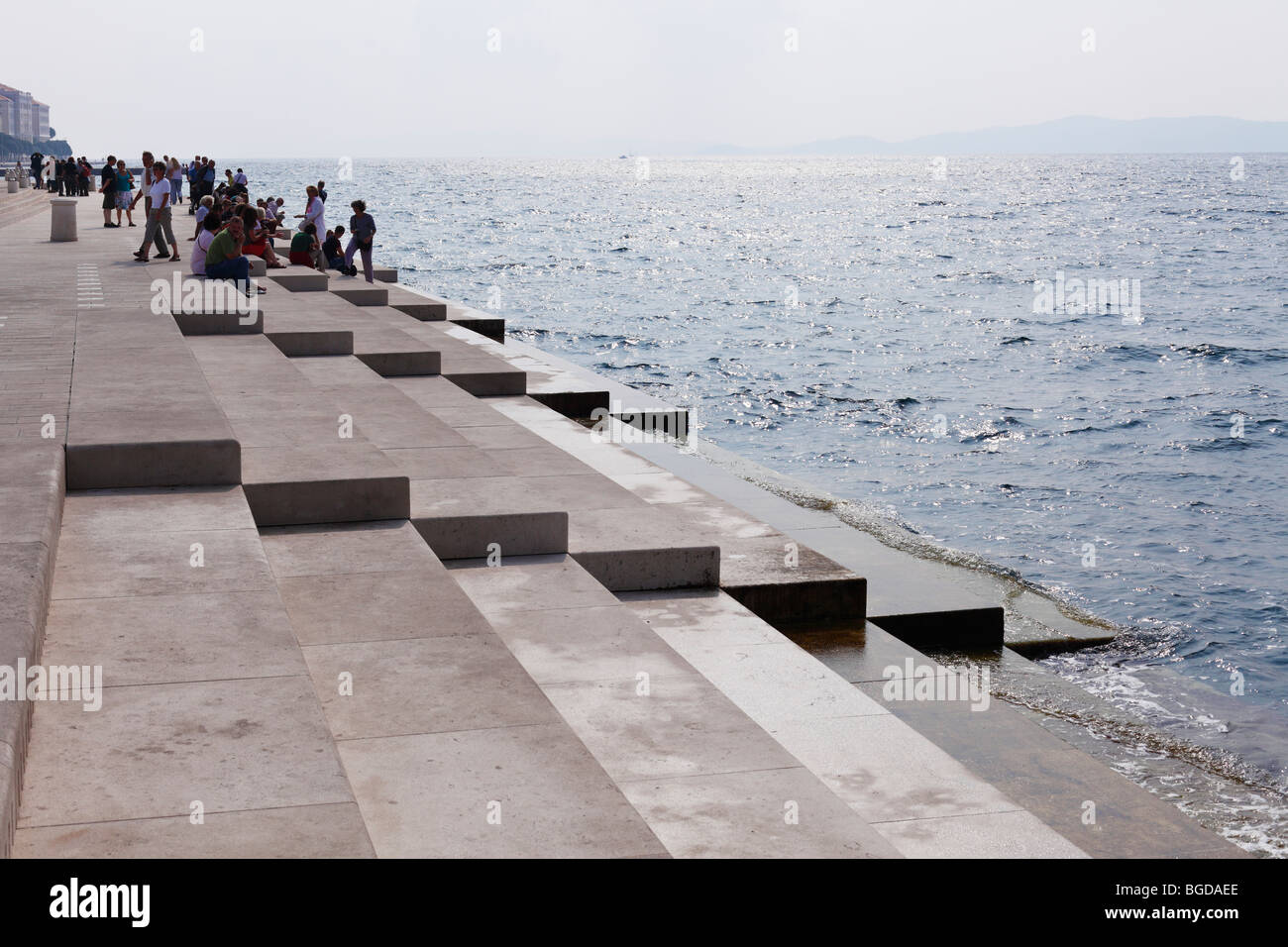 Escalier en pierre avec Morske orgulje, orgue de mer, par Nikola Basic ...