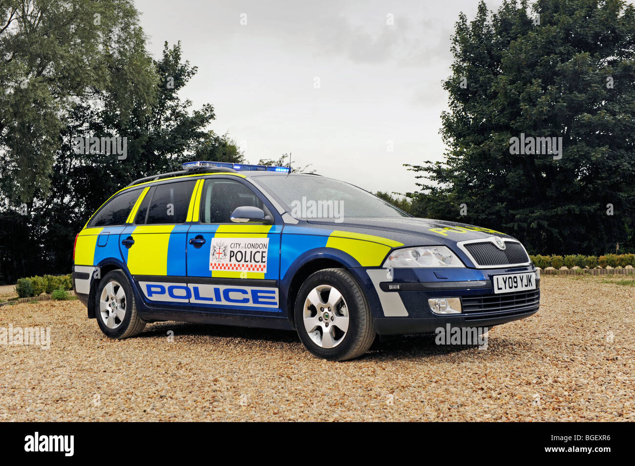 Skoda octavia police estate car Banque de photographies et d’images à ...
