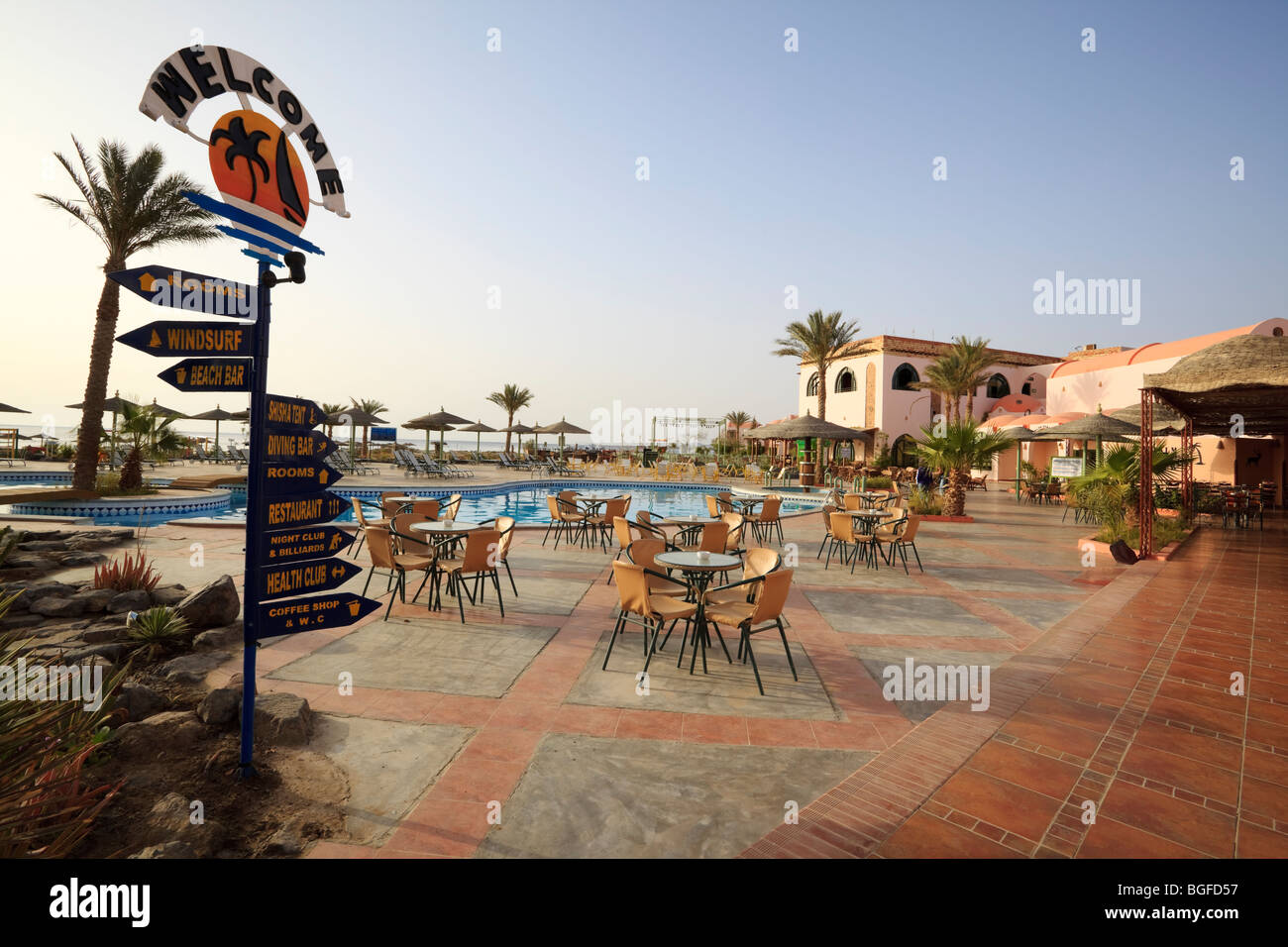 Egypte resort piscine hotel touristique Banque de photographies et d ...