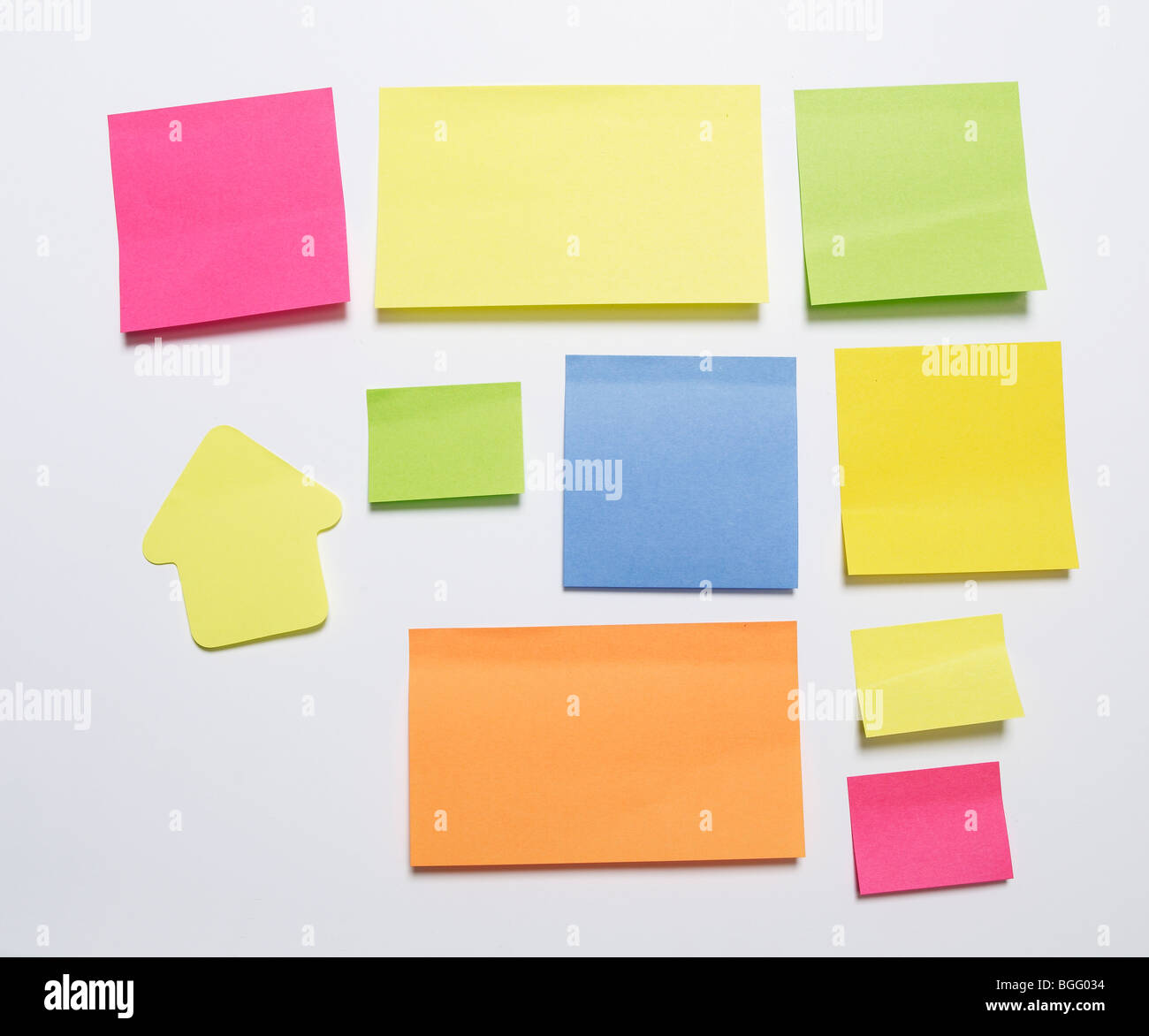 Blank post it notes Banque de photographies et d’images à haute ...