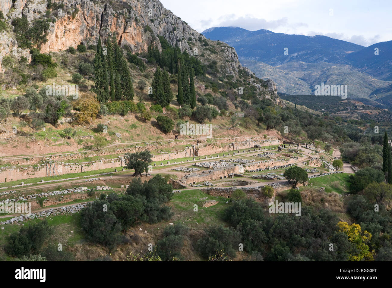Gymnasium ancient delphi greece Banque de photographies et d’images à ...