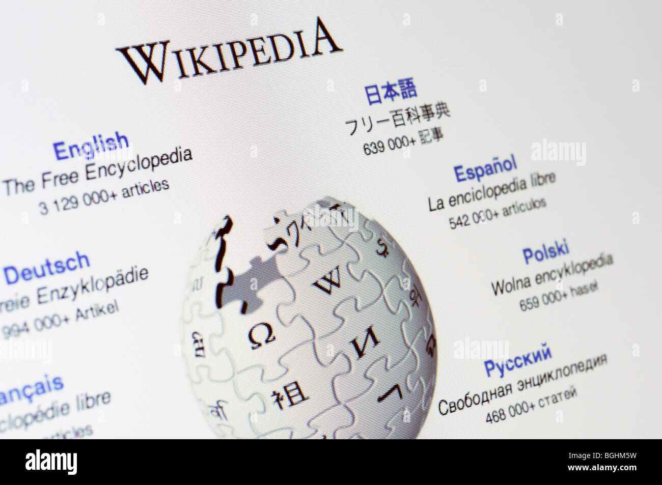 Wikipedia page Banque de photographies et d’images à haute résolution ...