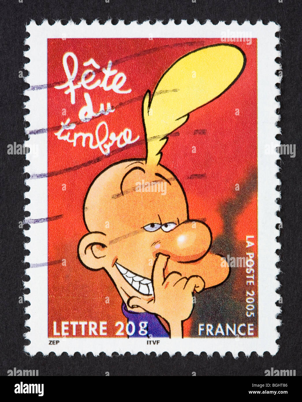 French cartoon france postal stamp Banque de photographies et d’images ...