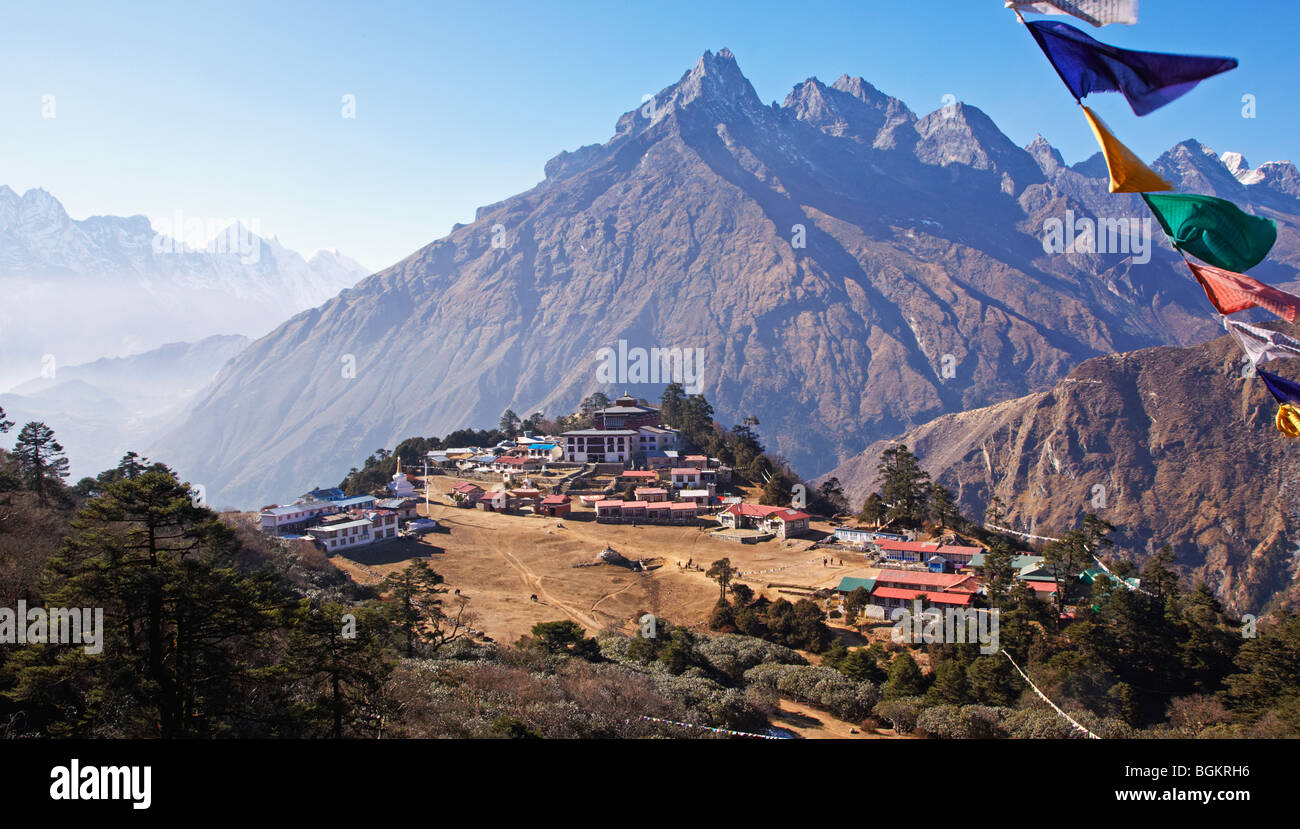 Pangboche monastery Banque de photographies et d’images à haute ...