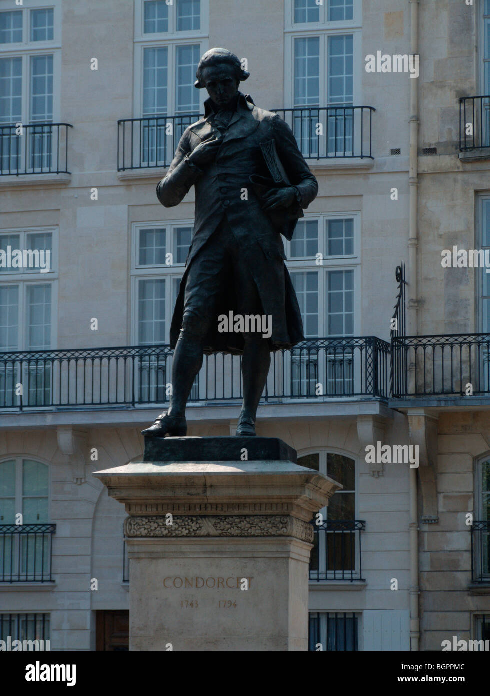 Statue de Condorcet (Nicolas de Caritat, Marquis de Condorcet, 1743 ...
