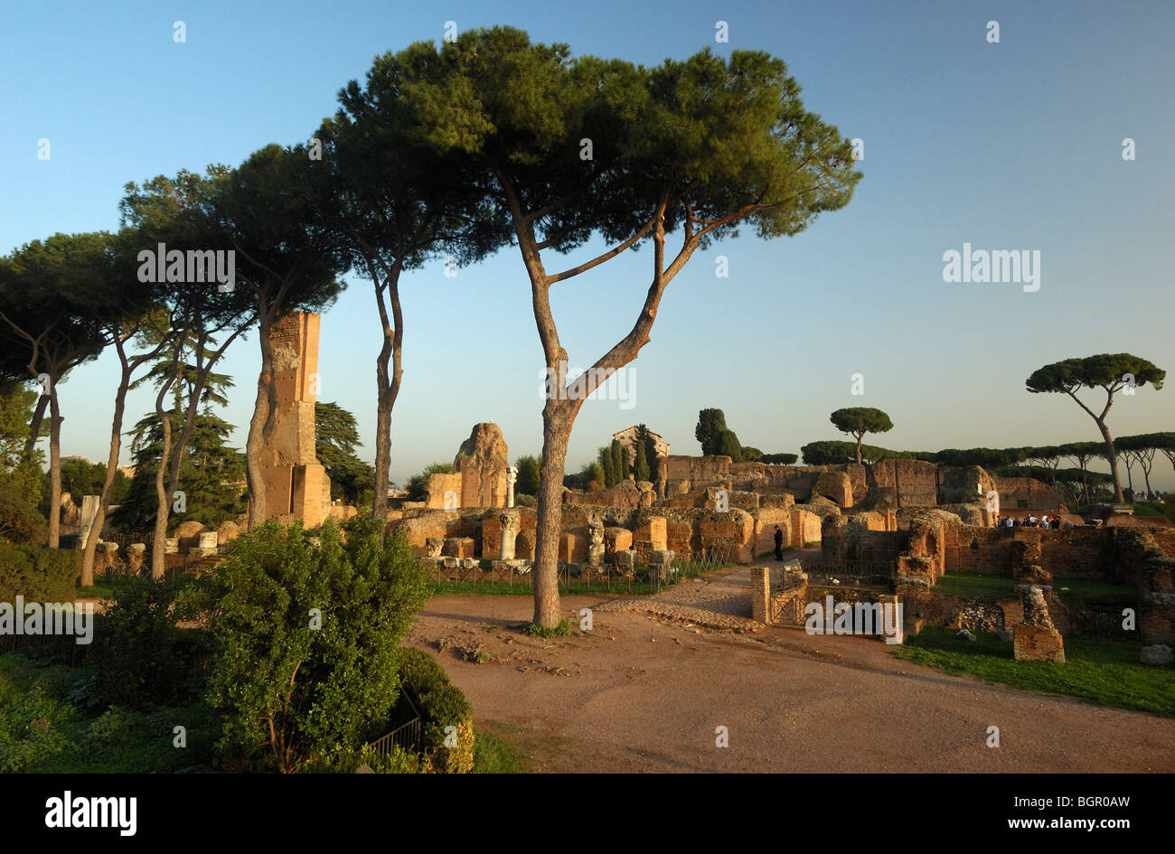 The palatine hill rome Banque de photographies et d’images à haute ...