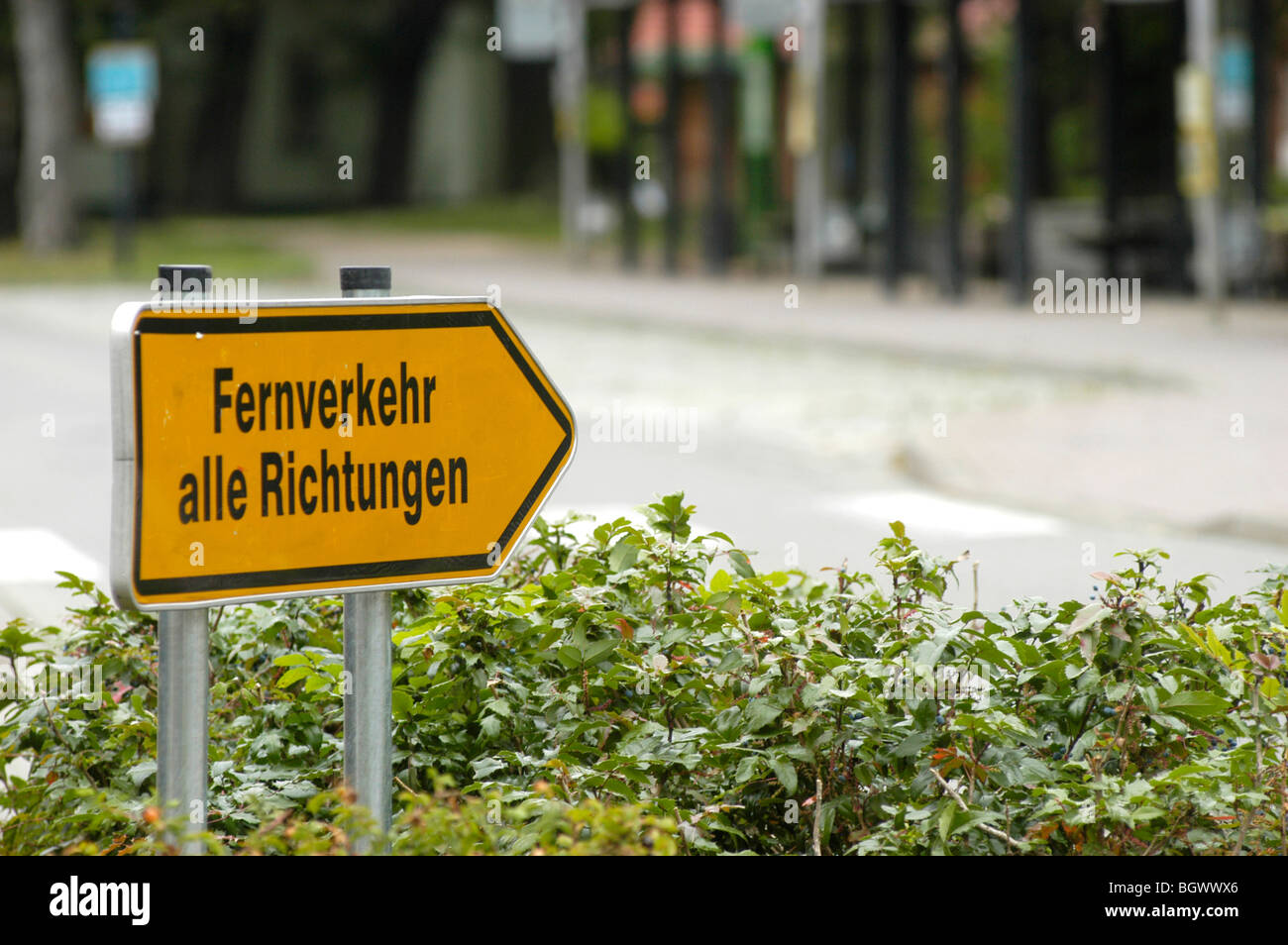 Panneau de signalisation toutes directions Banque de photographies et d ...