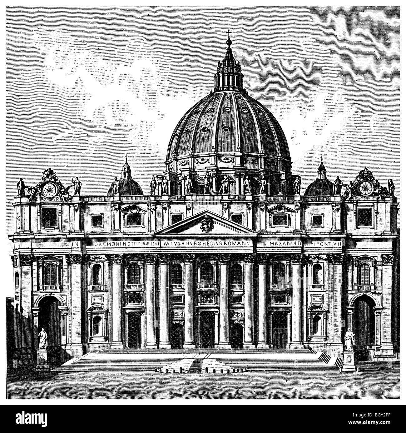 L'église Saint-Pierre à Rome, Renaissance Photo Stock - Alamy