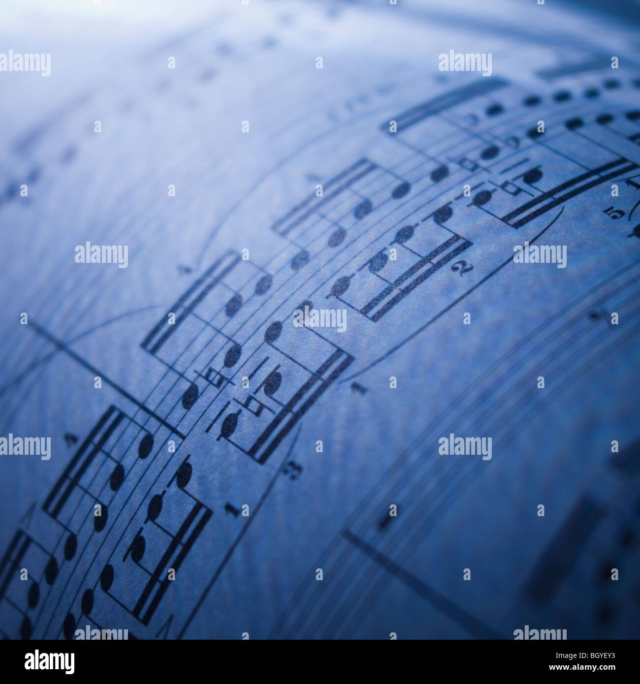 Music notes alphabet Banque de photographies et d’images à haute ...