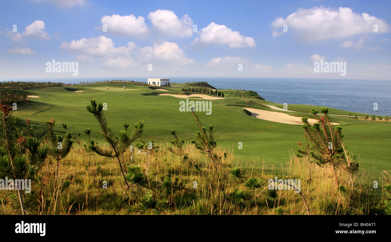 Parcours de golf en bord de mer Banque de photographies et d’images à ...